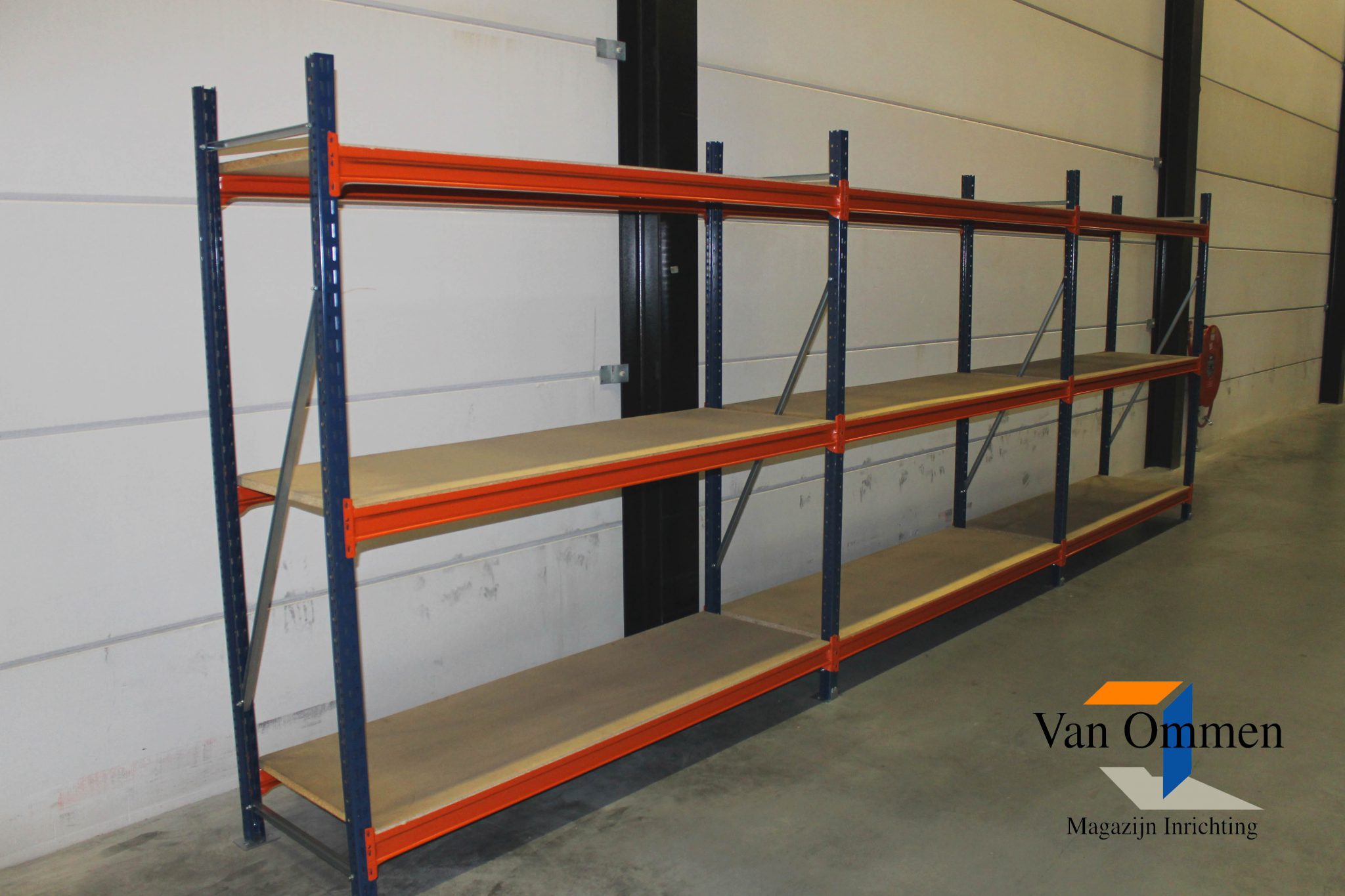 Grootvakstelling 1000 mm diep - Van Ommen Magazijninrichting